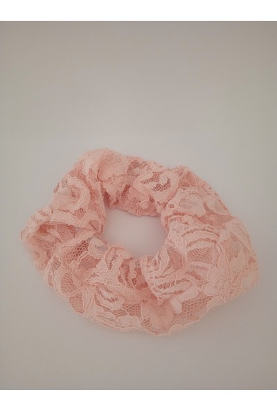 Thulia Pembe Dantelli Saç Tokası