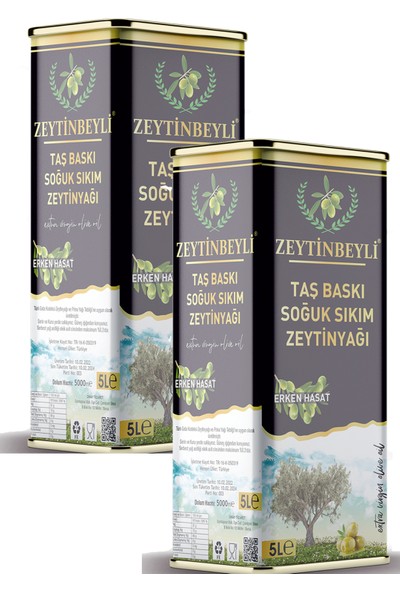 Zeytinbeyli Naturel Sızma Soğuk Sıkım Taş Baskı 10LT Zeytinyağı Zeytinbeyli Naturel Sızma Soğuk Sıkım Taş Baskı 10LT Zeytinyağı