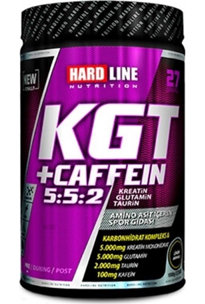 Hardline Nutrition Kgt Caffeıne 5:5:2 1000 gr Lemon