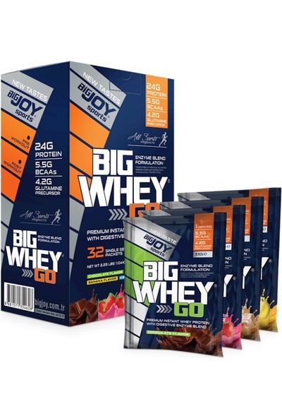 Bigjoy Sports Big Whey Go Mıx 4 32 Saşe 1040 gr Bigjoy Sports Big Whey Go Mıx 4 32 Saşe 1040 gr