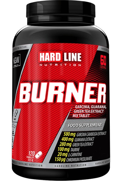 Hardline Nutrition Hardline Burner 120 Tablet Termojenik Hardline Nutrition Hardline Burner 120 Tablet Termojenik