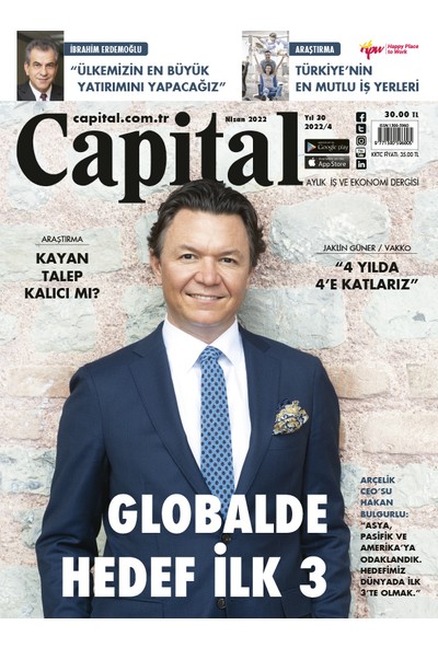 Capital Dergisi Dijital Dergi Aboneliği 6 Aylık