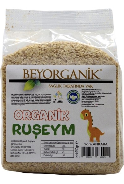 Beyorganik Organik Ruşeym 250 gr Beyorganik Organik Ruşeym 250 gr