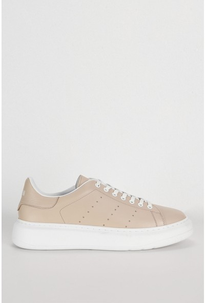 Lufian Paul Erkek Deri Sneaker Ayakkabı Siyah