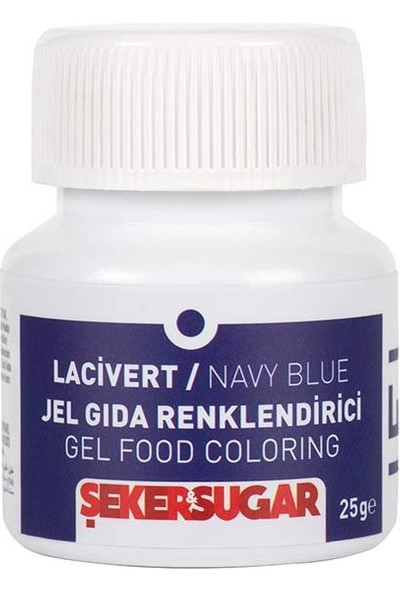 Jel Gıda Boyası 25 gr Lacivert