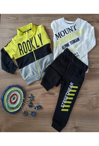 3 Parça Erkek Çocuk Takım