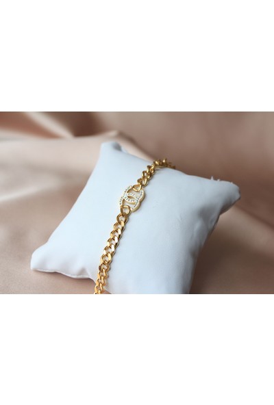 Ekru Accessorie Channel Taşlı Bilekik Ekru Accessorie Channel Taşlı Bilekik