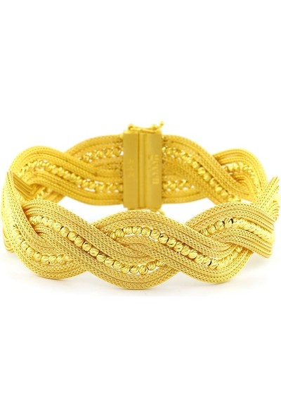 Altınkaynak 14 Ayar Fantezi Altın Bilezik