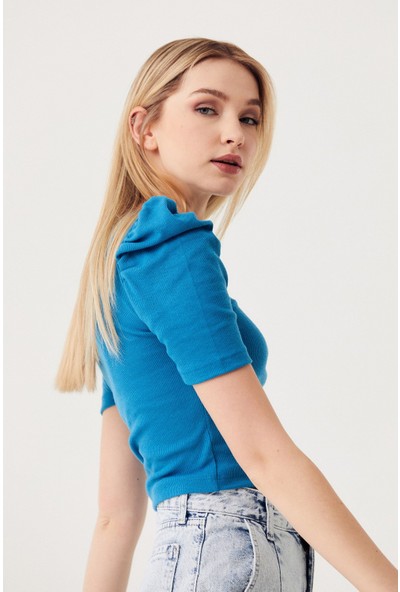 Karpuz Kol Fitilli Bluz