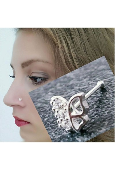 Begonia Accessories 925 Ayar Gümüş Zirkon Taşlı Kelebek Hızma Begonia Accessories 925 Ayar Gümüş Zirkon Taşlı Kelebek Hızma