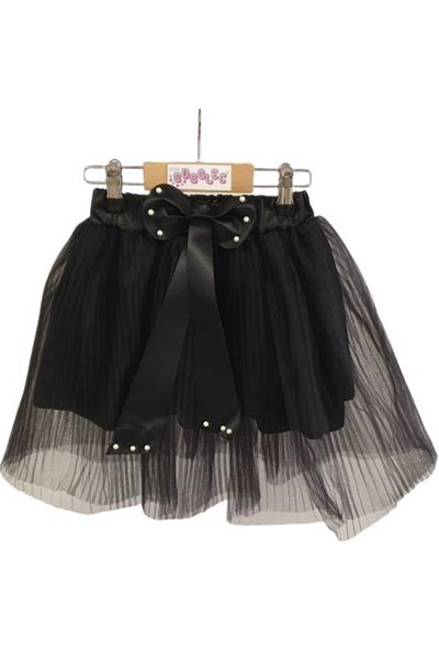 Sea Bubbles Incili Beli Fiyonklu Kız Çocuk Tütü Etek