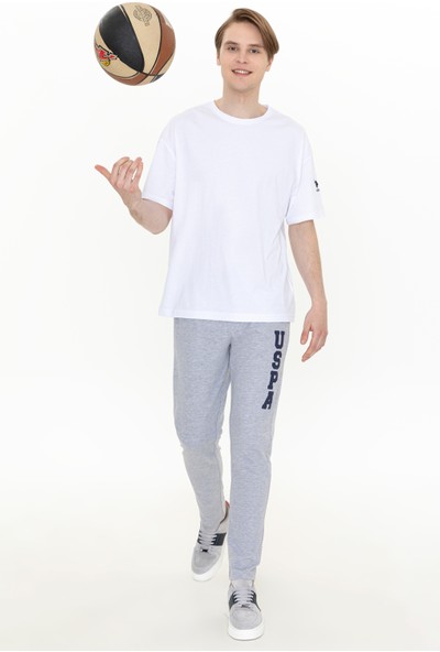 U.S. Polo Assn. Erkek Gri Melanj Örme Pantolon 50251680-VR086