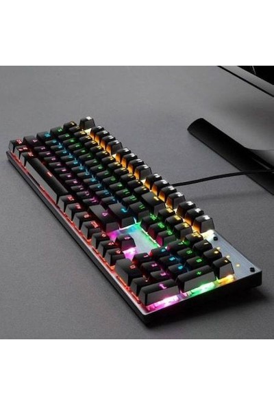 Deiog DY-101 Mekanik Kablolu Rgb Oyuncu Klavye Deiog DY-101 Mekanik Kablolu Rgb Oyuncu Klavye