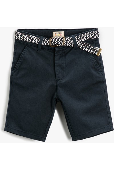 Koton 2SKB40030TW Normal Bel Lacivert Erkek Çocuk Şort