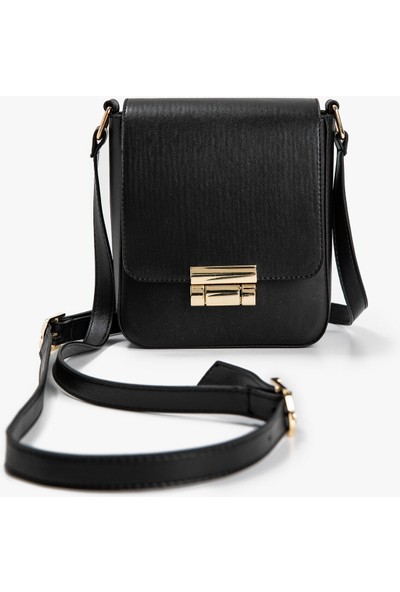 Koton Kadın Ece Sükan x Koton - Metal Detaylı Deri Görünümlü Ç