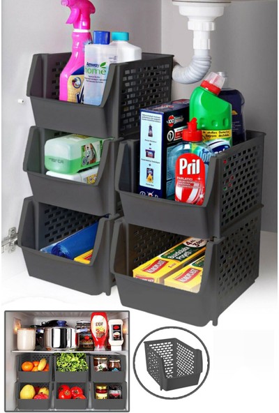 Dnztrend Üst Üste Eklenebilir Çok Amaçlı Katlı Organizer Banyo Mutfak Rafı Lavabo Altı Düzenleyici Dnztrend Üst Üste Eklenebilir Çok Amaçlı Katlı Organizer Banyo Mutfak Rafı Lavabo Altı Düzenleyici