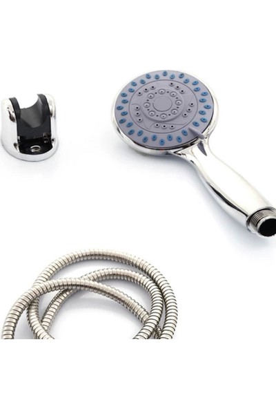 Sc Grup 3 Aşamalı Banyo Duş Başlığı Seti Krom Banyo Duş Başlığı Su Hortumu Tutucu Duş Setleri