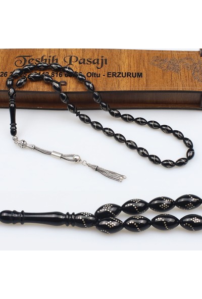 925 Ayar Gümüş Büklümlü Nokta Işleme Orijinal Oltu Taş?