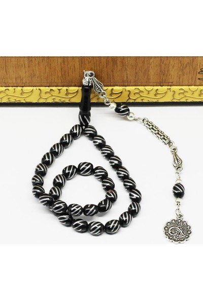 Bilek Boy Yan Yarma Işlemeli Gürcistan Oltusu Tesbih Bilek Boy Yan Yarma Işlemeli Gürcistan Oltusu Tesbih