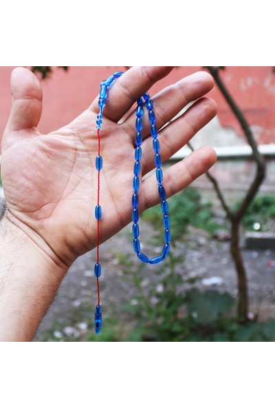 Mavi Renk Uçak Camı Tesbih