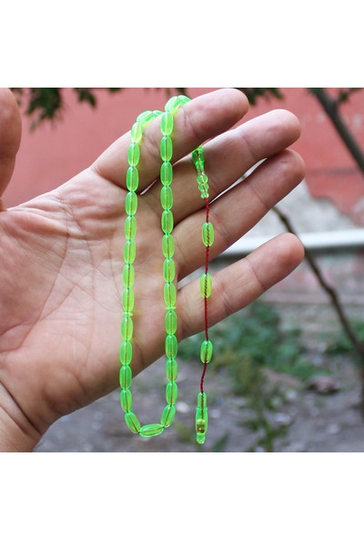 Açık Yeşil Uçak Camı Tesbih