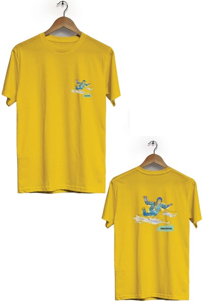 Hero Tasarım Paraşüt Ön Arka Baskılı Kısa Kol Tişört BLL2112 Sarı Xxl Hero Tasarım Paraşüt Ön Arka Baskılı Kısa Kol Tişört BLL2112 Sarı Xxl