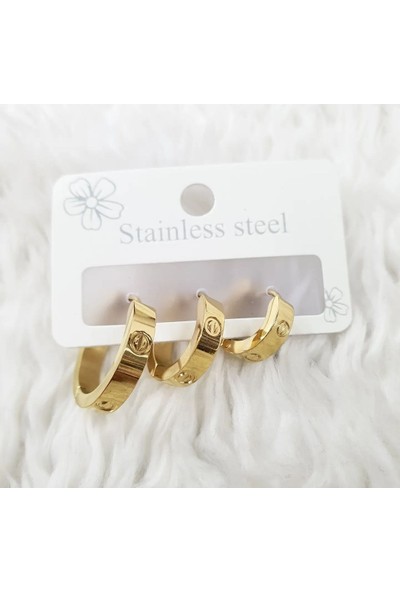 Stainless Steel Paslanmaz Çelik Küpe