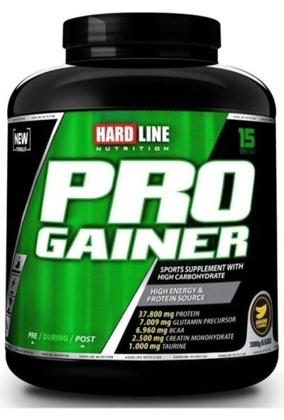 Hardline Nutrition Hardline Progainer 3000 gr Karbonhidrat Tozu Çikolatalı 15 Servis Hardline Nutrition Hardline Progainer 3000 gr Karbonhidrat Tozu Çikolatalı 15 Servis