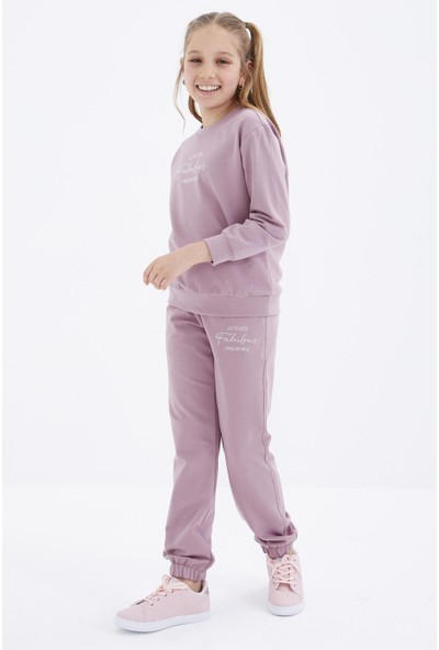 Tommy Life Gül Kurusu Basic Yazı Nakışlı Rahat Form Kız Çocuk Eşofman Takım - 75054 Tommy Life Gül Kurusu Basic Yazı Nakışlı Rahat Form Kız Çocuk Eşofman Takım - 75054