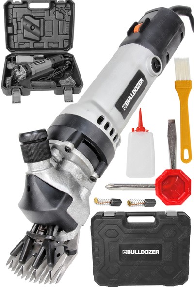 Bulldozer 600SC-G Devir Ayarlı Koyun Kırkma Makinesi Çantalı Profesyonel