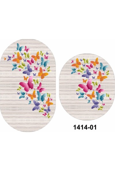 Soley Bohem Banyo Dekoratif Banyo Paspas 60X100 - 60X50 Soley Bohem Banyo Dekoratif Banyo Paspas 60X100 - 60X50