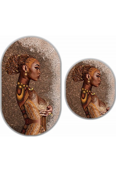 Soley Bohem Banyo Dekoratif Banyo Paspas 60X100 - 60X50 Soley Bohem Banyo Dekoratif Banyo Paspas 60X100 - 60X50