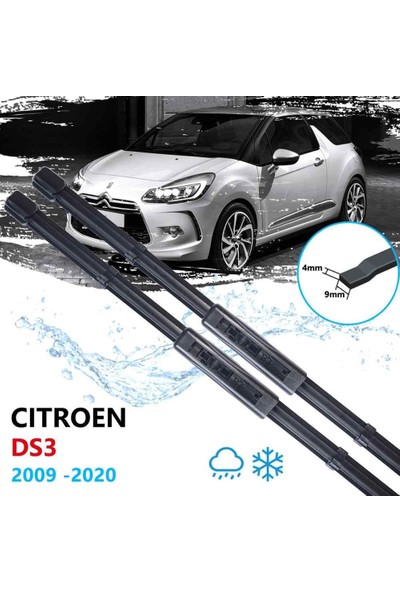 Citroen Ds3 Ön Cam Muz Silecek Takımı 2009--2020 Citroen Ds3 Ön Cam Muz Silecek Takımı 2009--2020