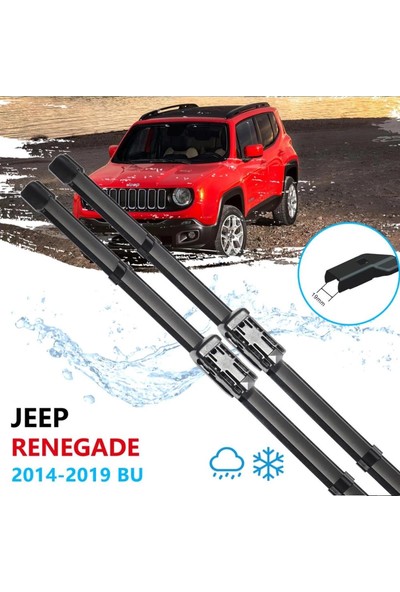 Jeep Renegade Ön Cam Muz Silecek Takımı 2014--2019 Jeep Renegade Ön Cam Muz Silecek Takımı 2014--2019