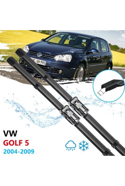 Volkswagen Golf 5 Ön Cam Muz Silecek Takımı 2006--2009 Volkswagen Golf 5 Ön Cam Muz Silecek Takımı 2006--2009