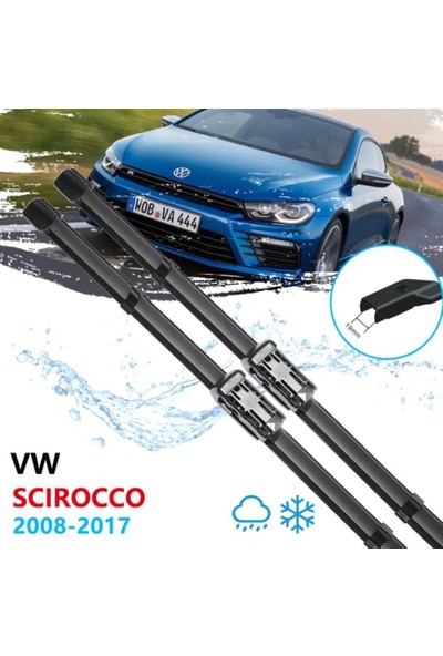 Volkswagen Scirocco Ön Cam Muz Silecek Takımı 2008--2017