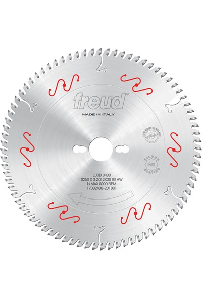 Freud Daire Testere Bıçağı, Sunta-Mdf Testeresi, 250X80, LU3D0400 Freud Daire Testere Bıçağı, Sunta-Mdf Testeresi, 250X80, LU3D0400