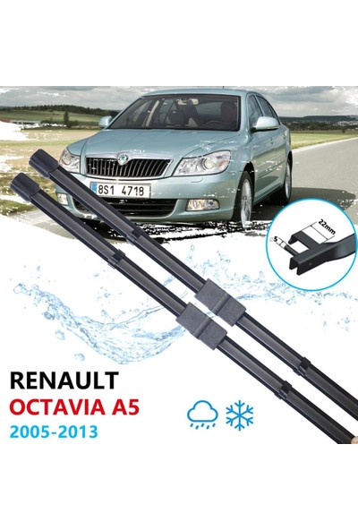 Skoda Octavia Ön Cam Muz Silecek Takımı 2006--2012 Skoda Octavia Ön Cam Muz Silecek Takımı 2006--2012
