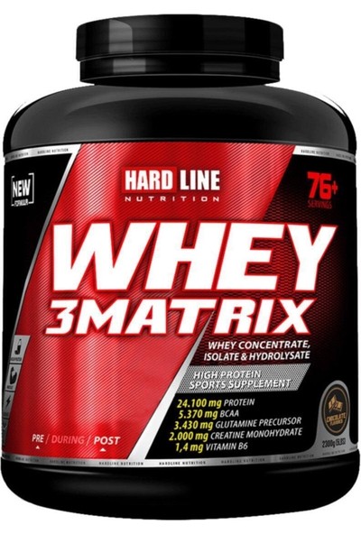 Hardline Nutrition Hardlıne Whey 3 Matrix 2300 gr Çilek Aromalı Hardline Nutrition Hardlıne Whey 3 Matrix 2300 gr Çilek Aromalı