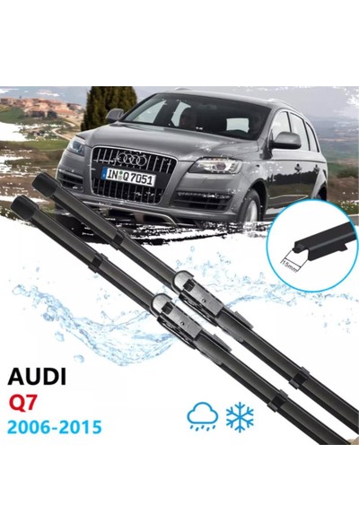 Audi Q7 Ön Cam Silecek Süpürgesi Takımı 2006--2015 Audi Q7 Ön Cam Silecek Süpürgesi Takımı 2006--2015