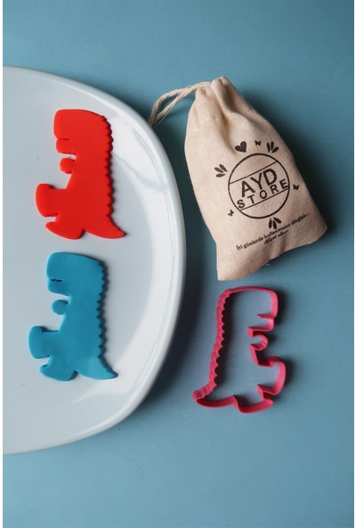 444 Marka Dinazor Kurabiye Kalıbı Hayvan Kurabiye Kalıbı Dinazor Hamur Kesici Şekillendirici Kalıbı