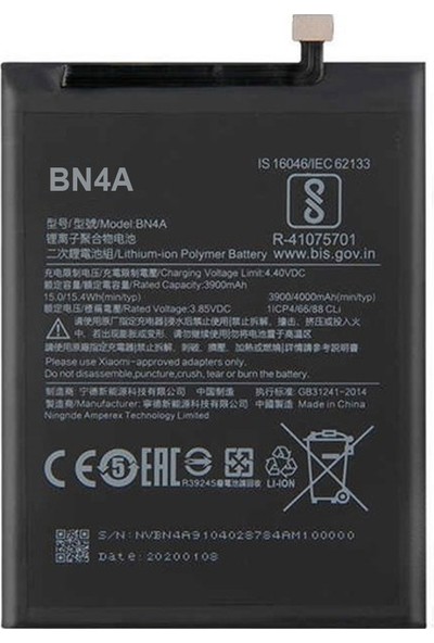 Smart Tech Xiaomi Redmi Note 7 BN4A Batarya Pil 4000 Mah Smart Tech Xiaomi Redmi Note 7 BN4A Batarya Pil 4000 Mah