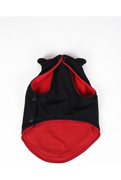 Peti Tailor Köpek Kıyafeti Softshell Su Geçirmez Polar Astarlı Yelek Siyah/kırmızı Peti Tailor Köpek Kıyafeti Softshell Su Geçirmez Polar Astarlı Yelek Siyah/kırmızı
