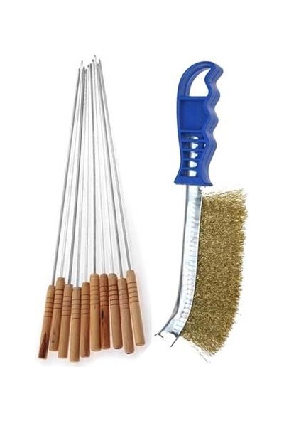 Homecare 60 Adet Barbekü Mangal Şişi Mangal Temizleyici Set 714382