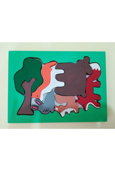 Lionwoodentoys Doğa Temalı Yapboz Seti Lionwoodentoys Doğa Temalı Yapboz Seti