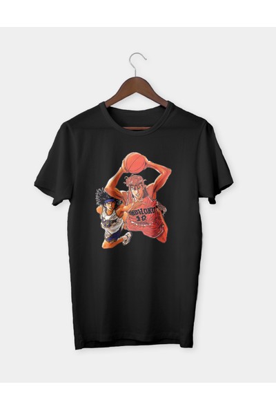 Anime Slam Dunk Baskılı Unisex T-Shirt Tişört