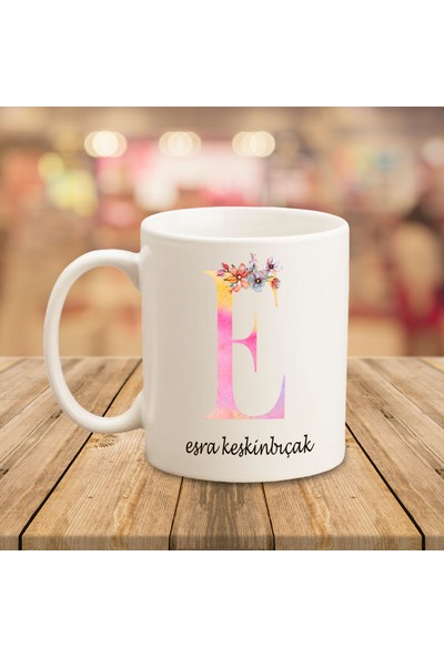 CUPDESİGN Kişiye Özel Baş Harf Tasarımlı Kupa Bardak CUPDESİGN Kişiye Özel Baş Harf Tasarımlı Kupa Bardak