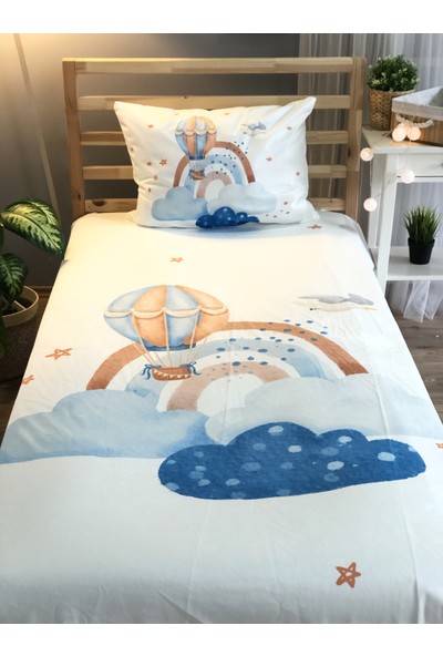 Evmila Dekoratif Desenli Çocuk Yatak Örtüsü