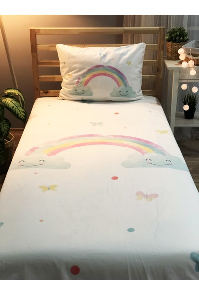Evmila Dekoratif Desenli Çocuk Yatak Örtüsü