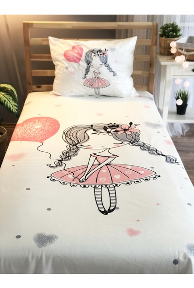 Evmila Dekoratif Desenli Çocuk Yatak Örtüsü